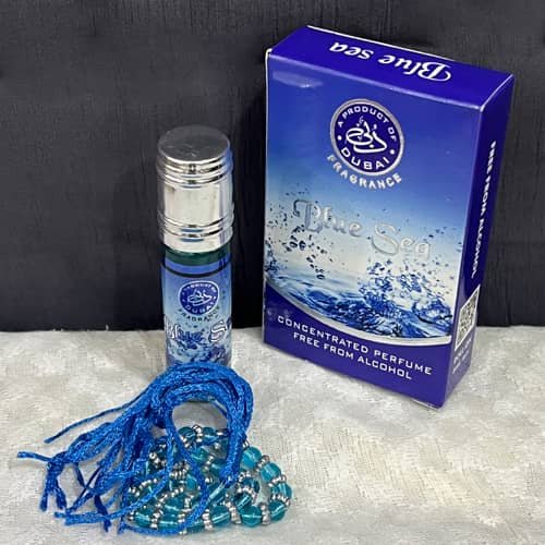 Blue Sea Attar With Free Tasbeeh (6ml) - Pakistan's No.1 Attar